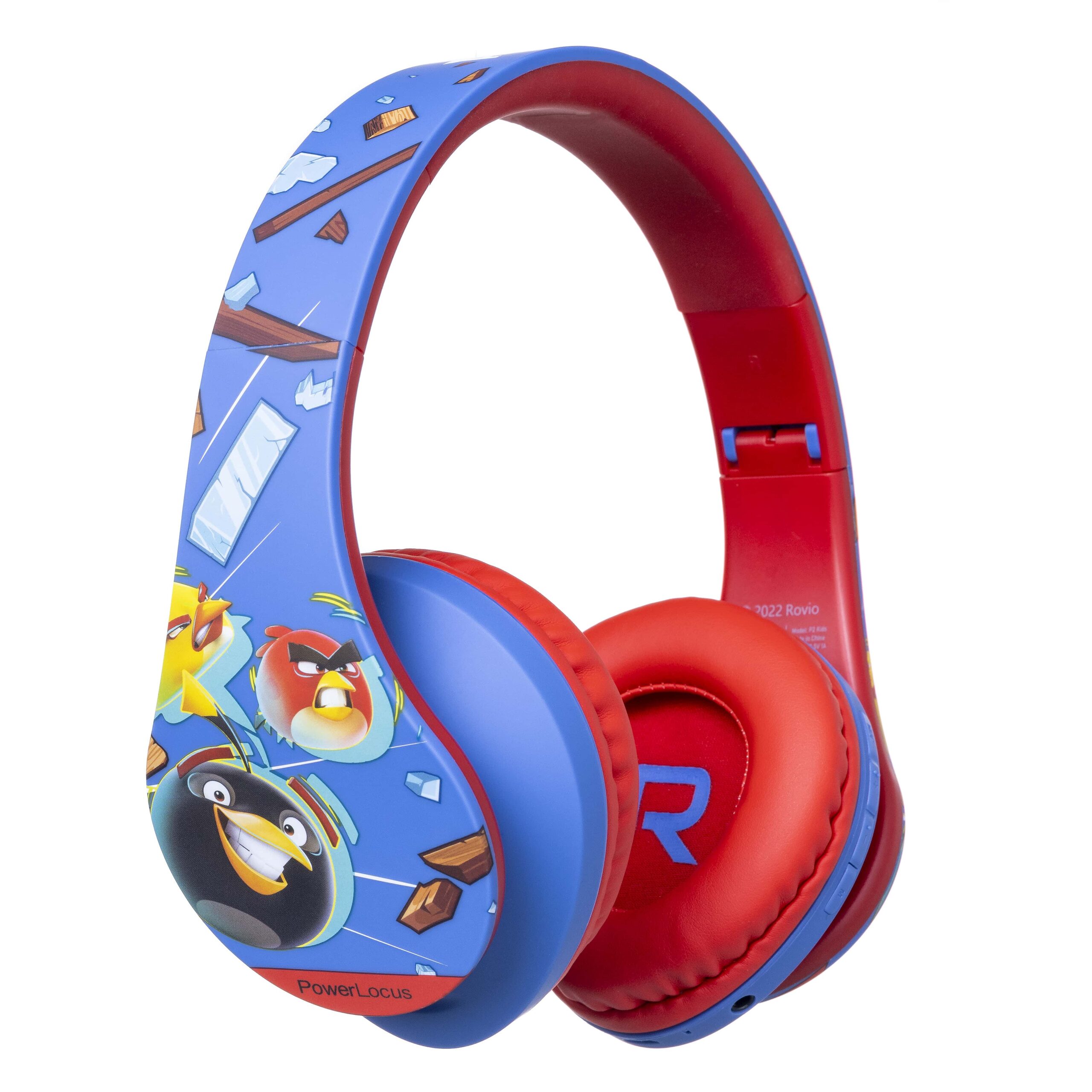 PowerLocus P2 Angry Birds Bluetooth fejhallgató gyerekeknek (piros ...