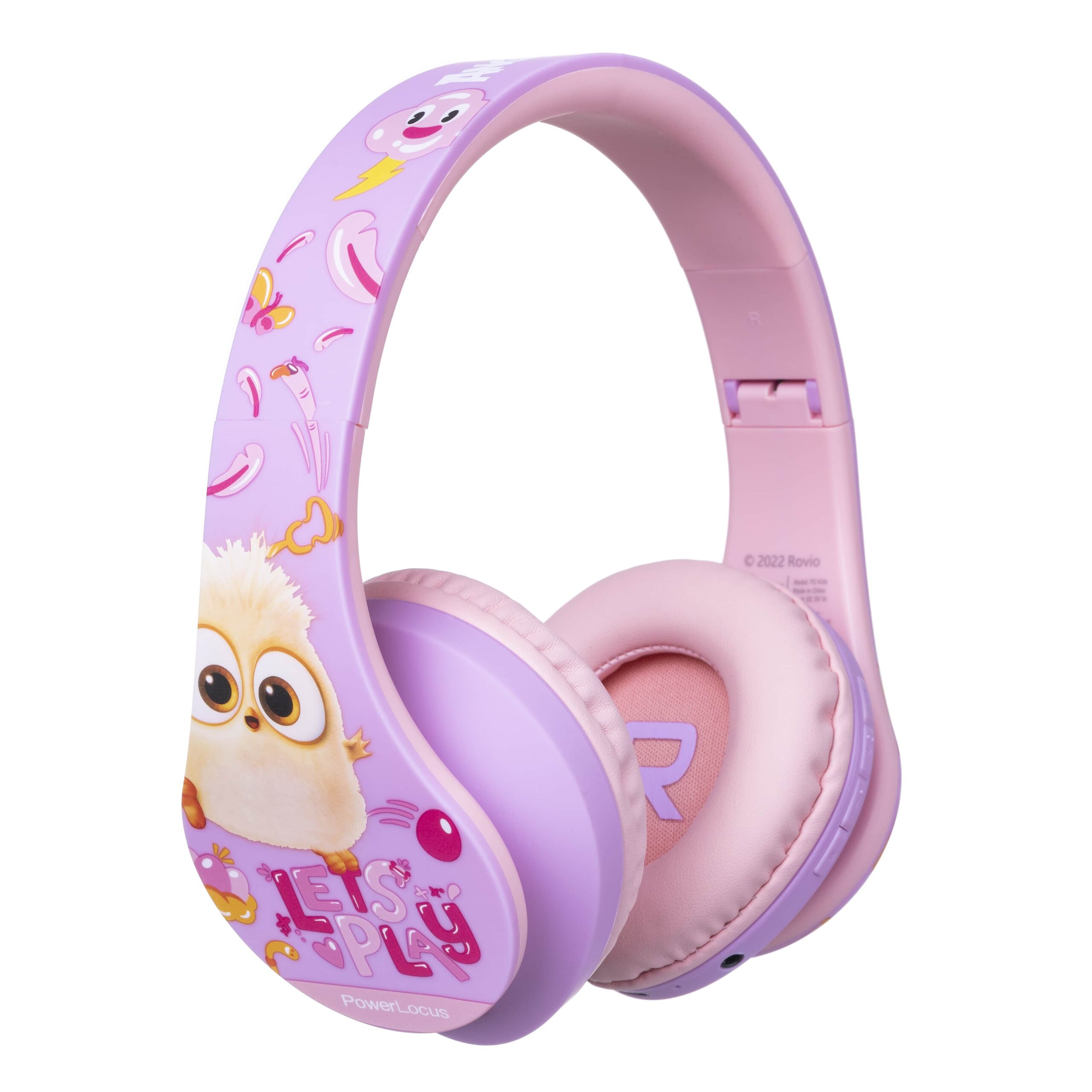 PowerLocus P2 Angry Birds Bluetooth fejhallgató gyerekeknek (rózsaszín ...